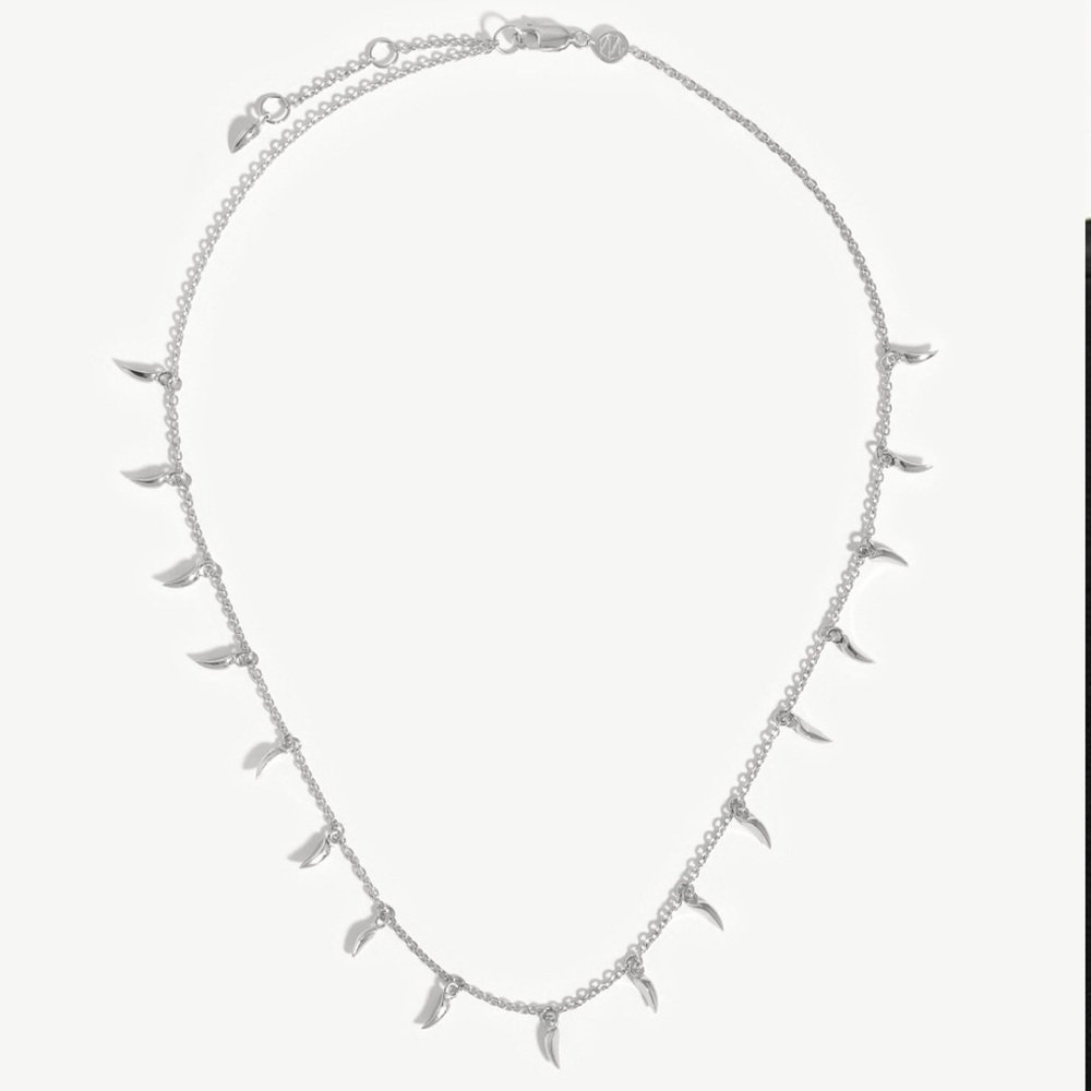 Lucky Williams X Missoma Mini Fang Sterling Silver Ne… - Gem